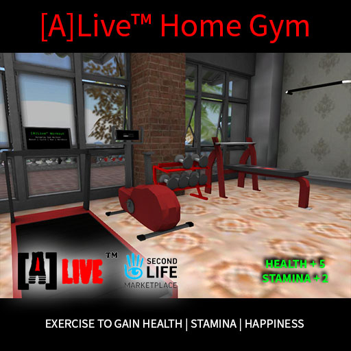 Second Life Marketplace - [A]Live Gym Set